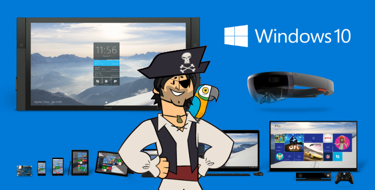 Windows 10 pirate friendly - Simply Binge