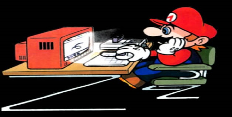 Mario_on_computer - Simply Binge